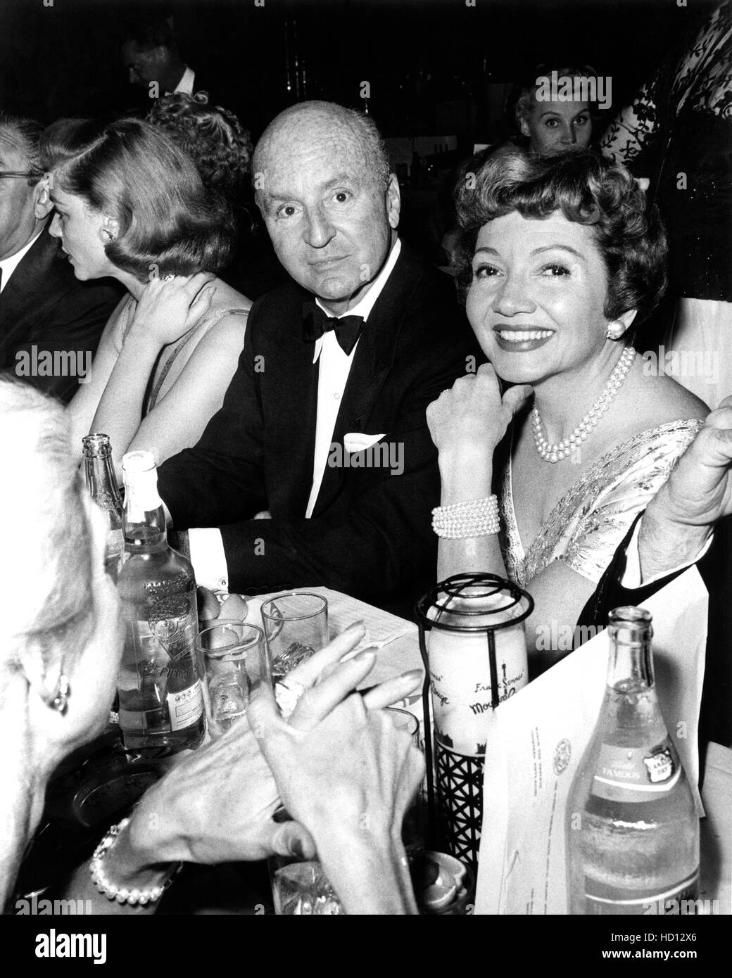 Lauren Bacall, Arthur Hornblow, Jr. and Claudette Colbert, Hollywood ...