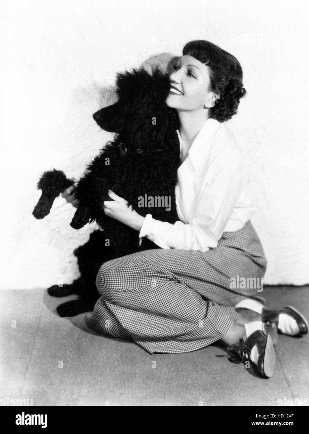 Claudette Colbert, ca. early 1930s Stock Photo - Alamy