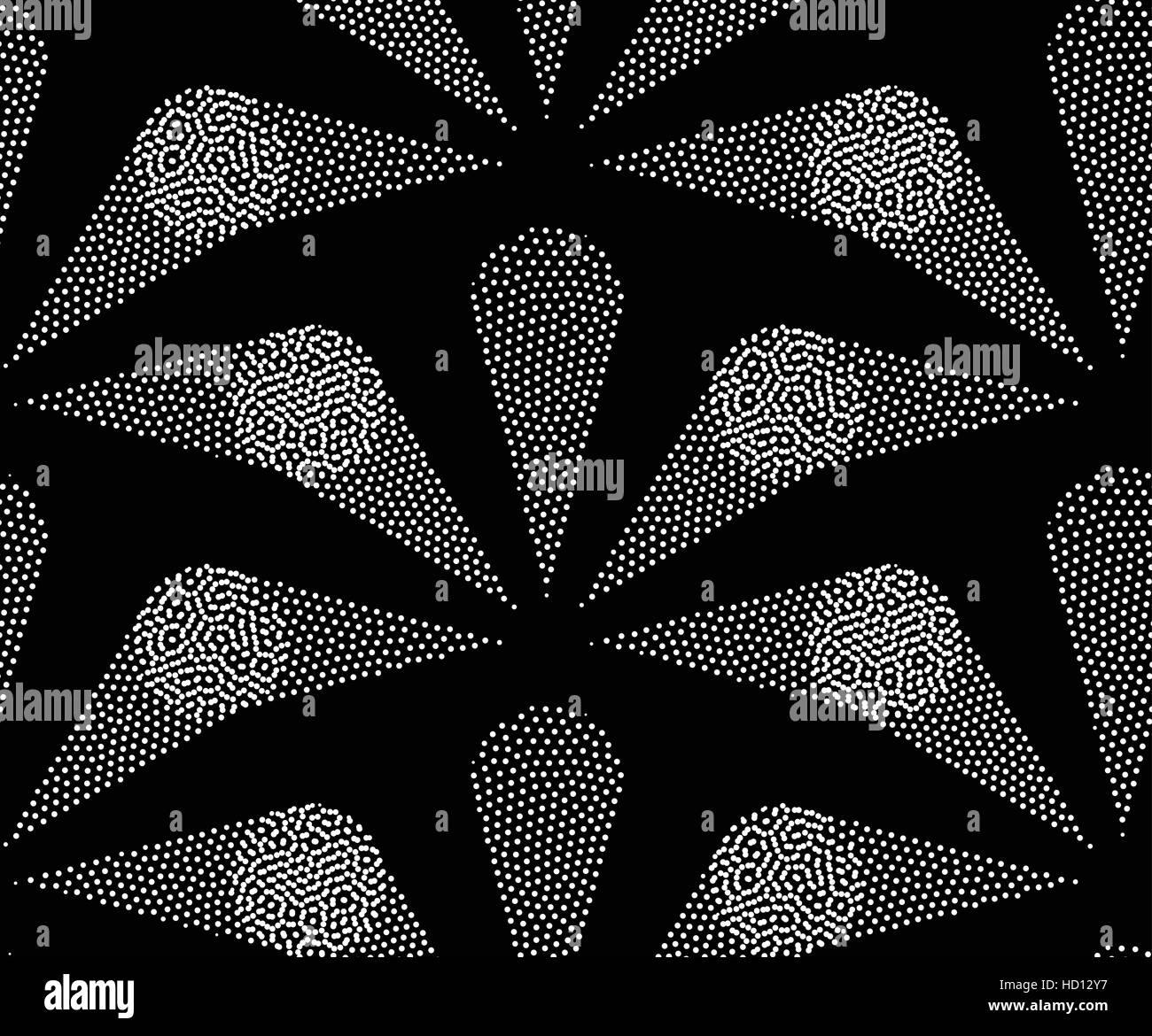 Seamless repeat pattern stylized Black and White Stock Photos & Images ...