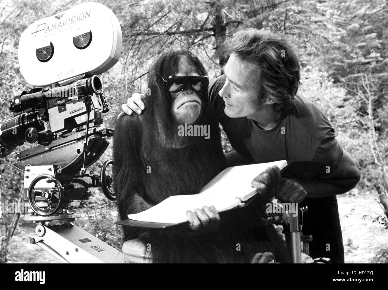 CLINT EASTWOOD and co-star CLYDE the orangutan review scipt changes ...