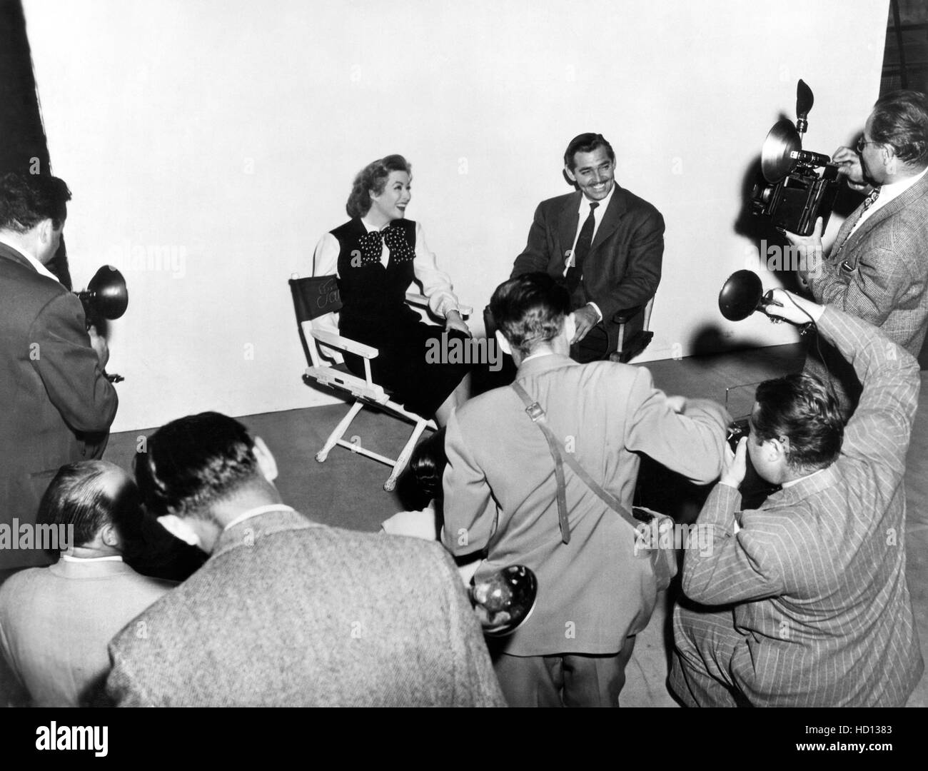 Greer Garson, Clark Gable, 1946 Stock Photo - Alamy