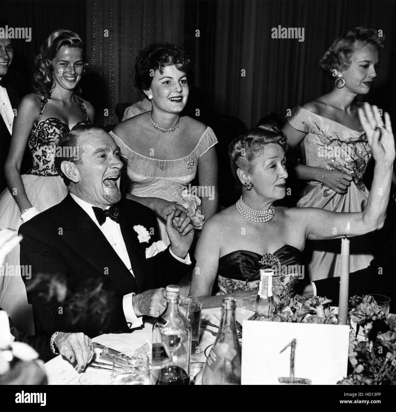 Clifton Webb, Hedda Hopper, early 1950s Stock Photo - Alamy