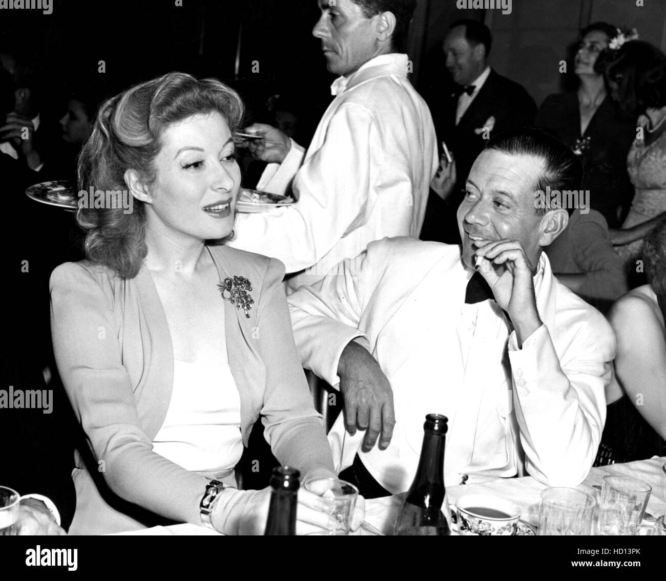 Cole Porter, with Greer Garson, ca. early 1940s Stock Photo - Alamy