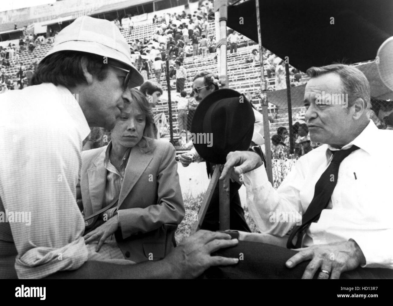 MISSING, director COSTA-GAVRAS with SISSY SPACEK and JACK LEMMON during ...