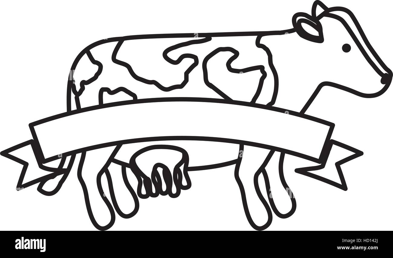 Isolated cow design Stock Vector Image & Art - Alamy