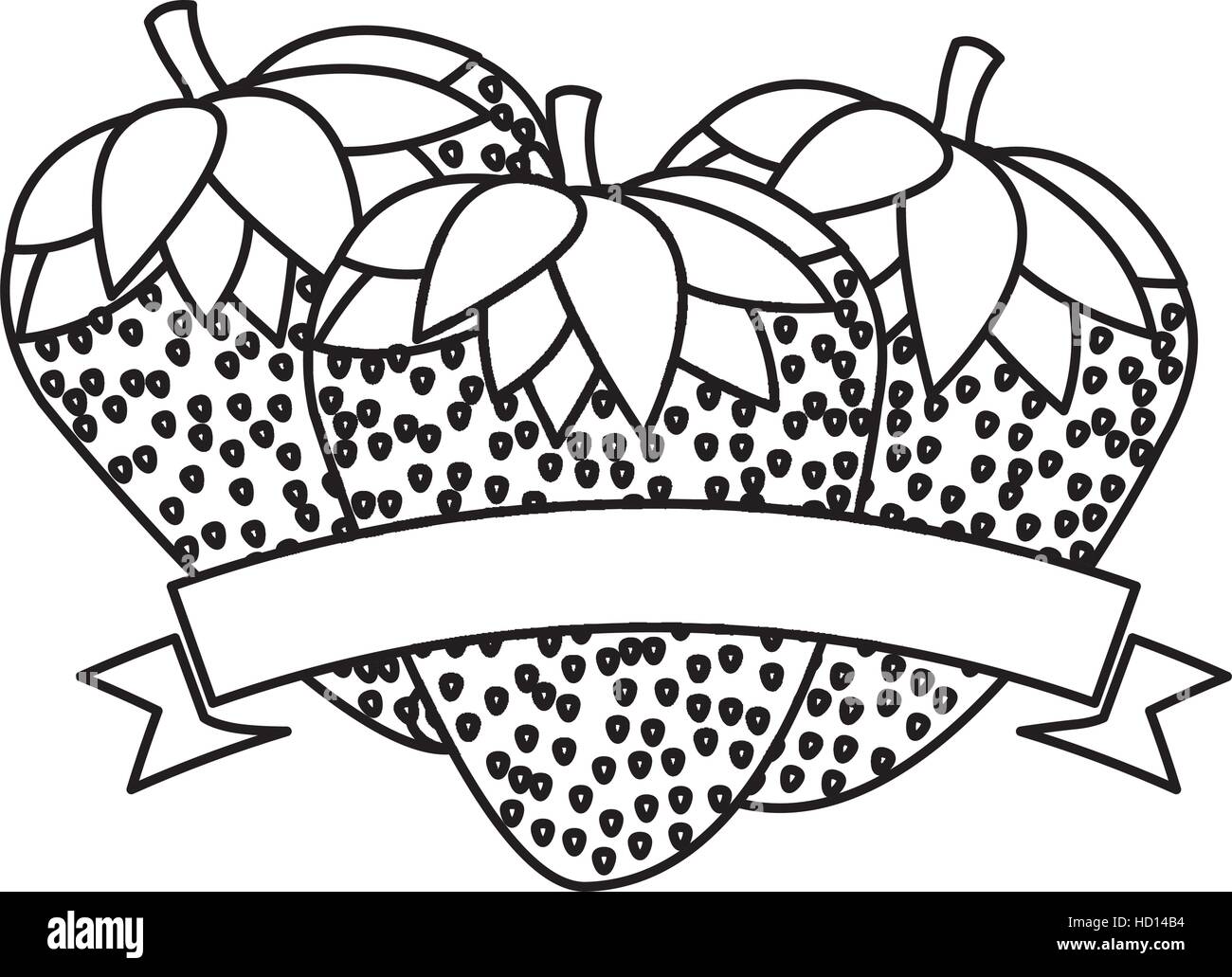 Isolated strawberry design Stock Vector Image & Art - Alamy