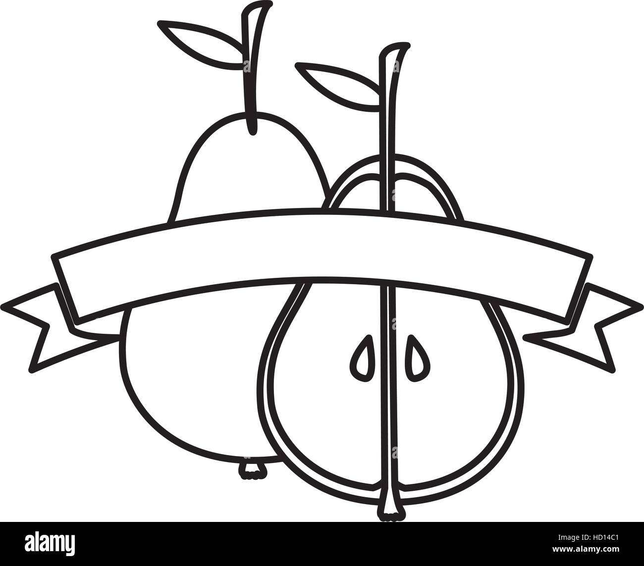 Isolated pear design Stock Vector Image & Art - Alamy