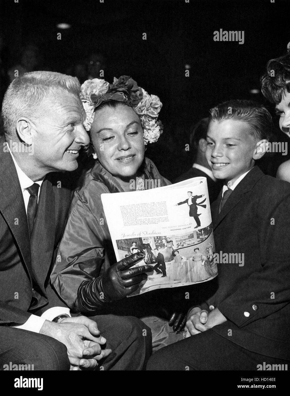 Eddie Albert, wife, Margo, (aka Margo Albert), son, Eddie Albert, Jr., ca. early 1960s Stock ...