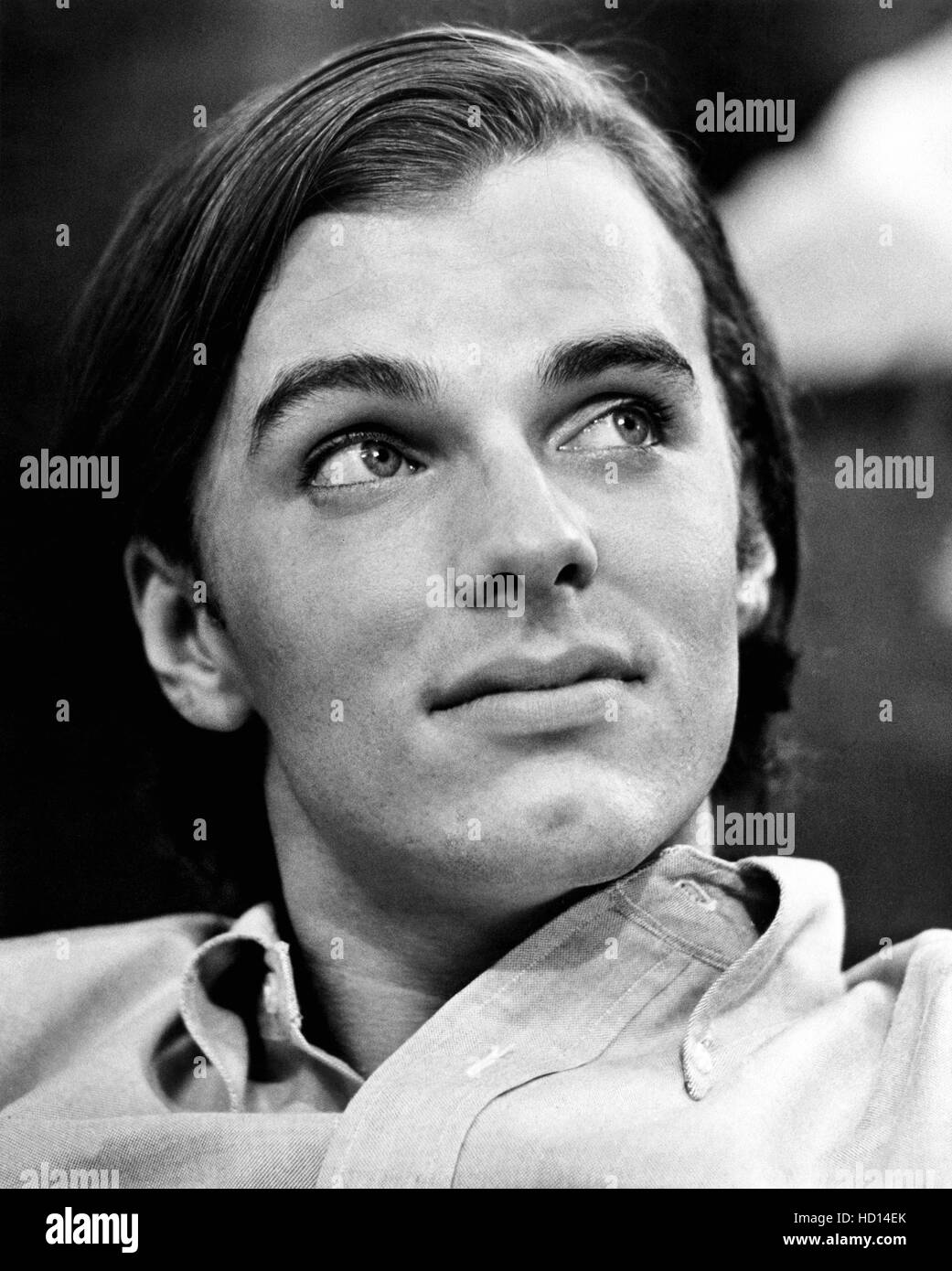 Edward Albert, in a shot for BUTTERFLIES ARE FREE, 1972 Stock Photo - Alamy