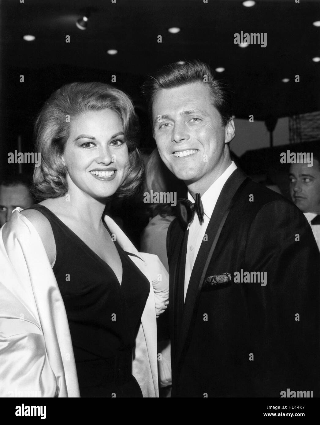 From left: Asa Maynor with husband, Edd Byrnes, ca. 1963 Stock Photo ...