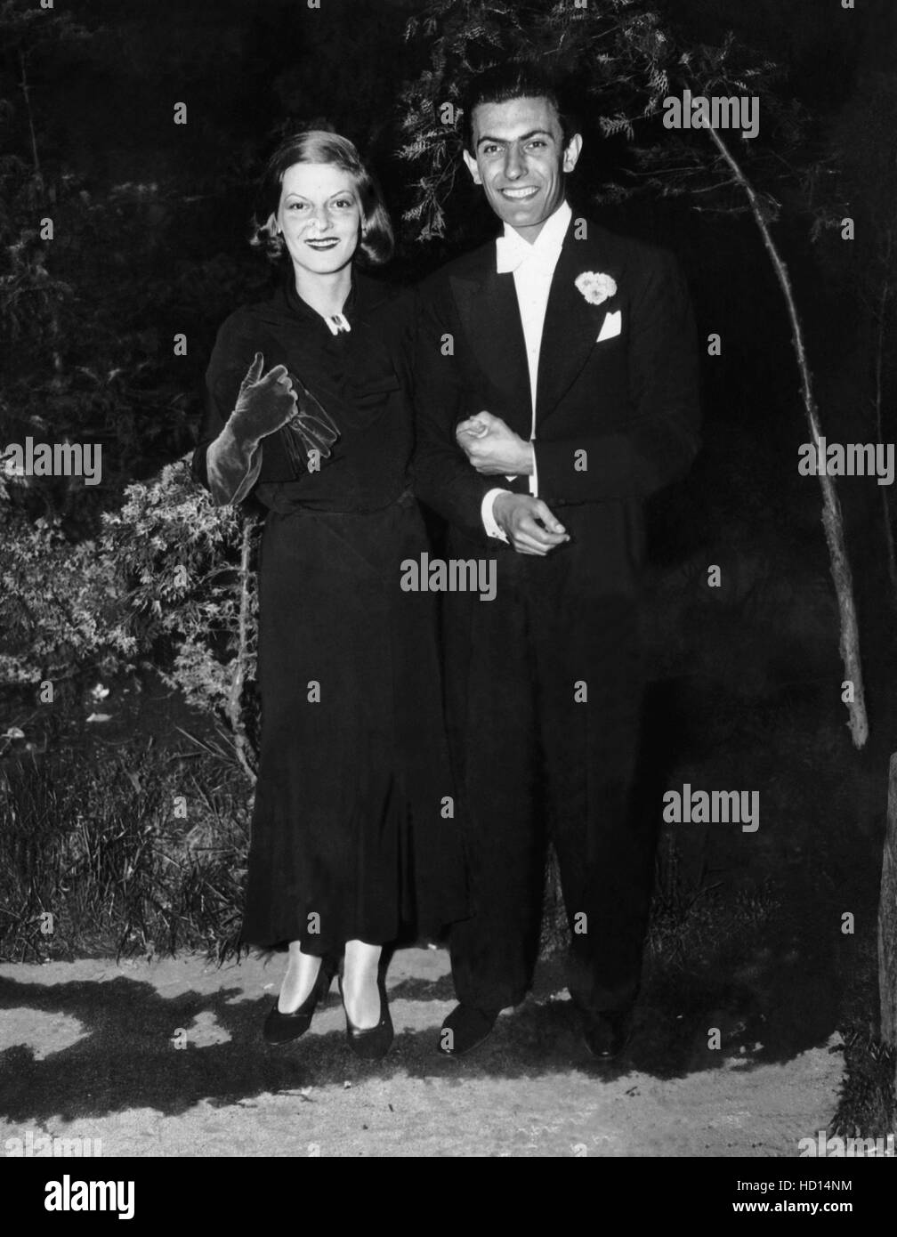 Newlyweds Eddy Duchin, right, and Marjorie Oelrichs, at the Central ...
