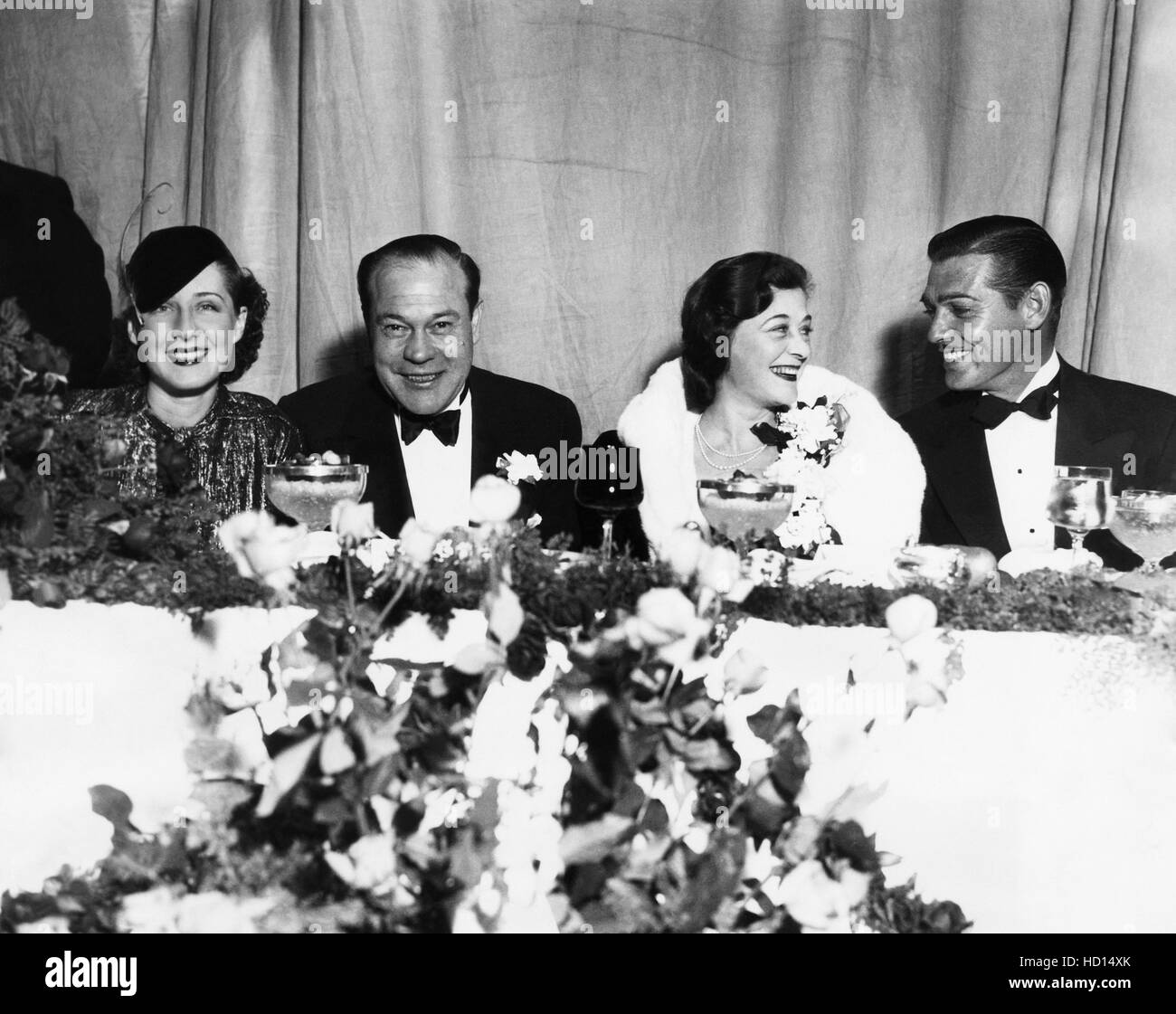 From left, Norma Shearer, MGM Vice President Eddie Mannix, (aka E.J ...