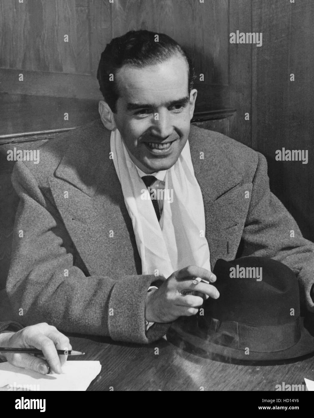 Edward R. Murrow, 1941 Stock Photo - Alamy