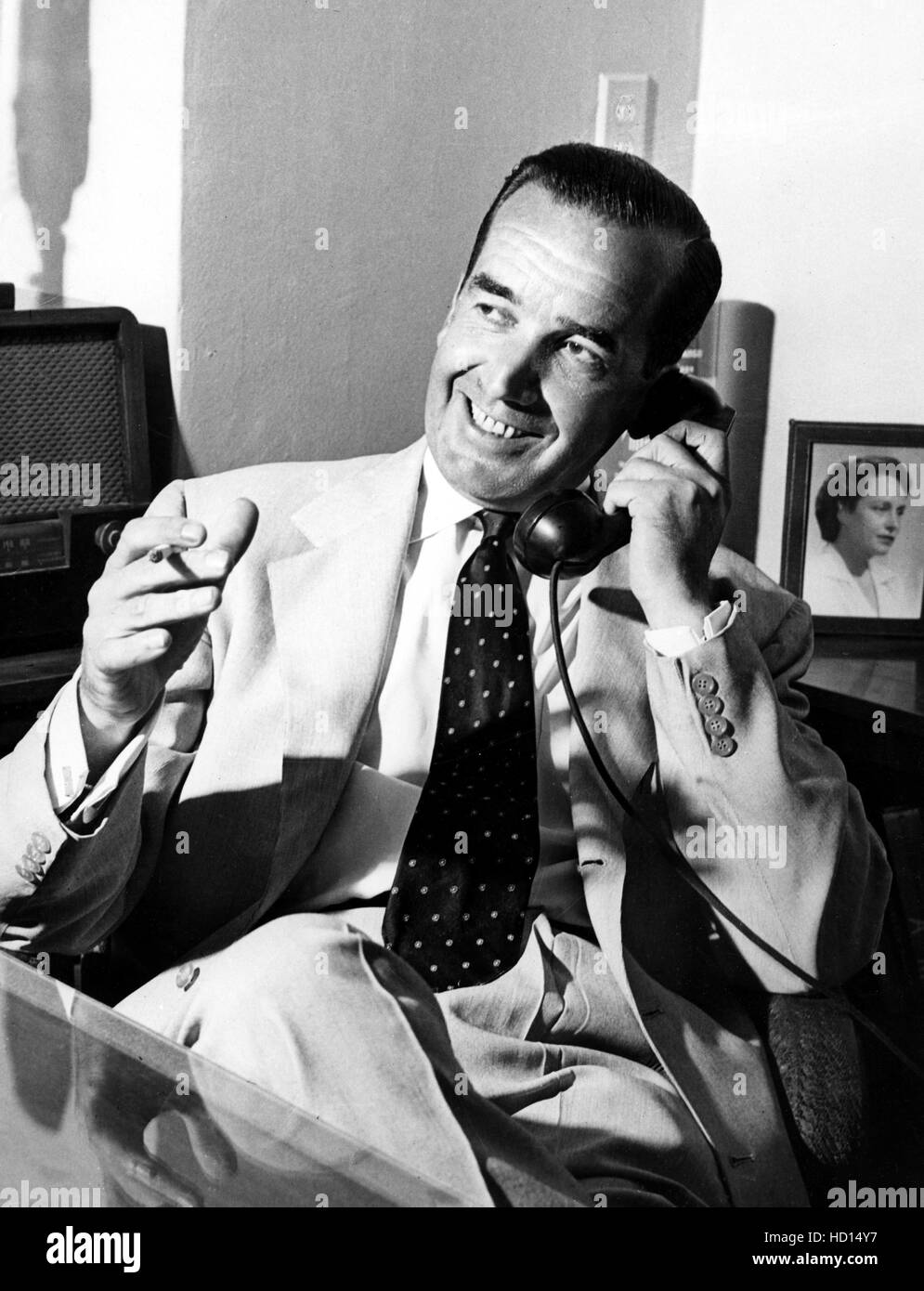 Edward R. Murrow, 1950s Stock Photo - Alamy
