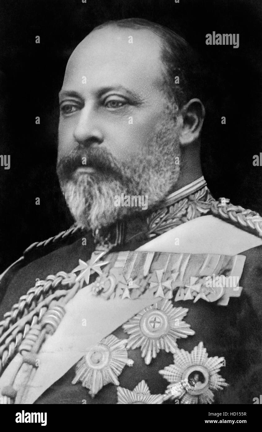 King edward vii Black and White Stock Photos & Images - Alamy