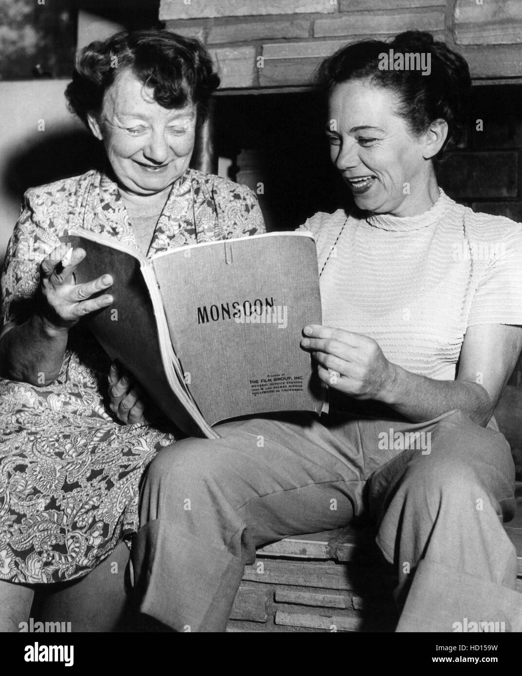 Ellen Corby (right) and her mother, Dagmar Hansen (left), laughing over ...
