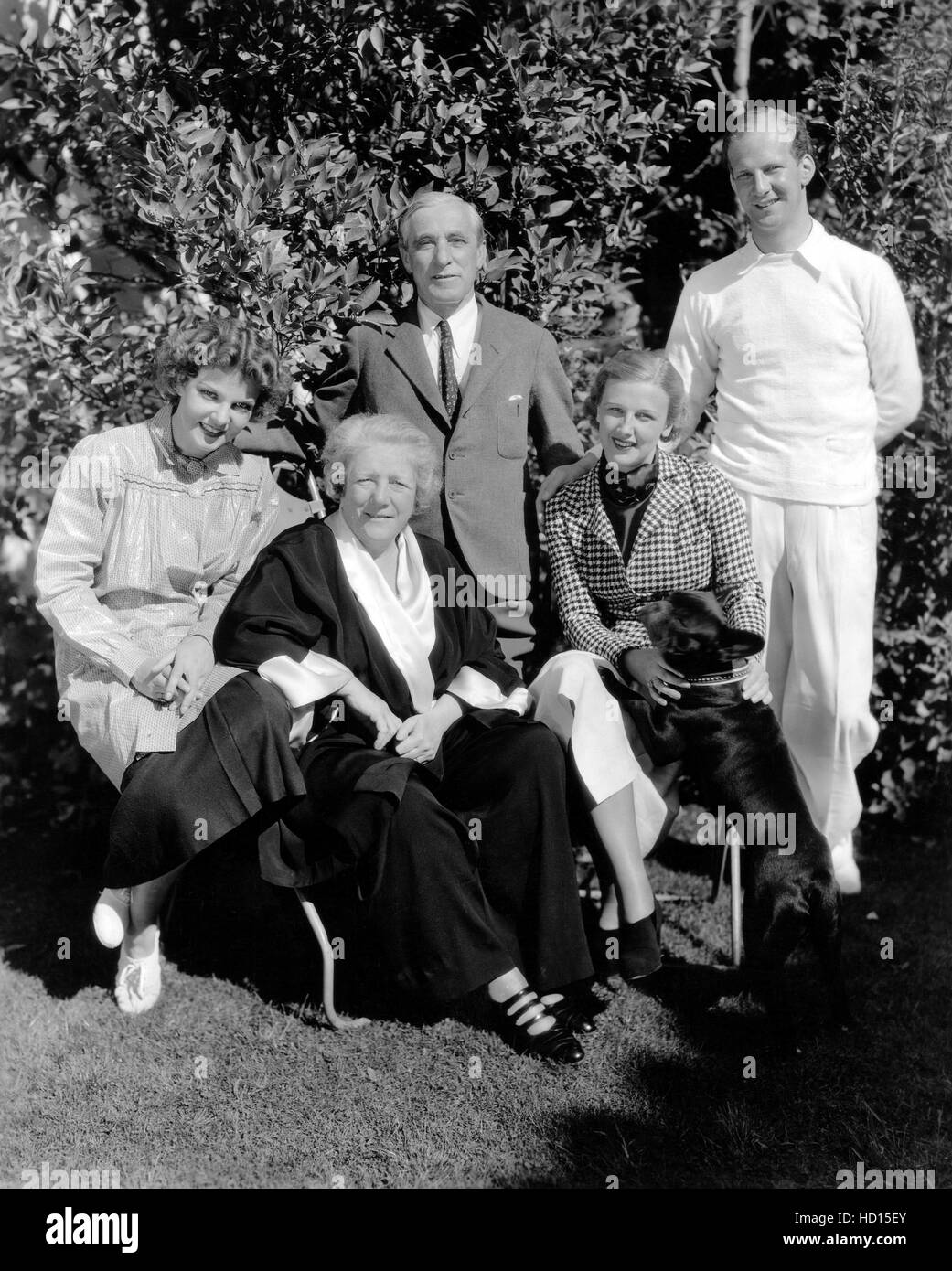 From left: Elissa Landi with mother Caroline Zanardi Landi, father ...