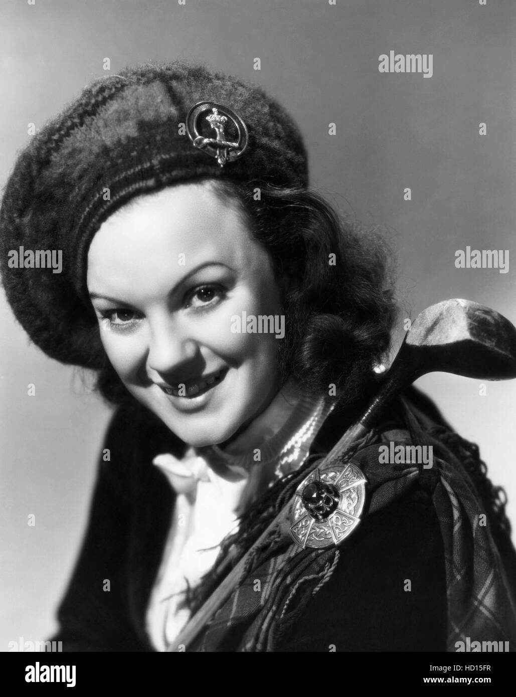 Scottish-born singer and actress Ella Logan, 1937 Stock Photo - Alamy