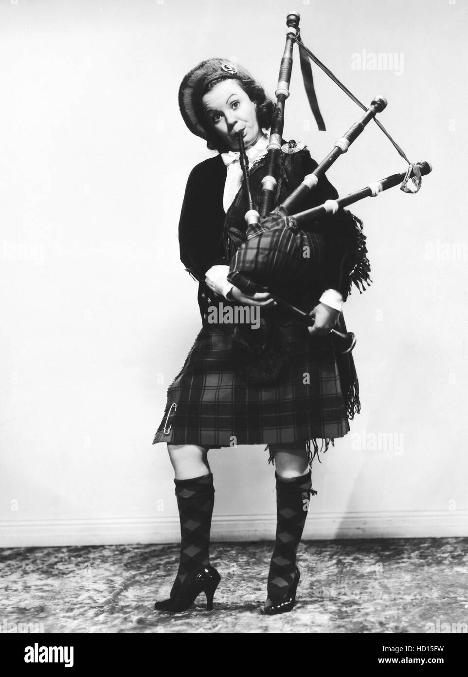 Scottish-born singer and actress Ella Logan, ca. 1937 Stock Photo - Alamy