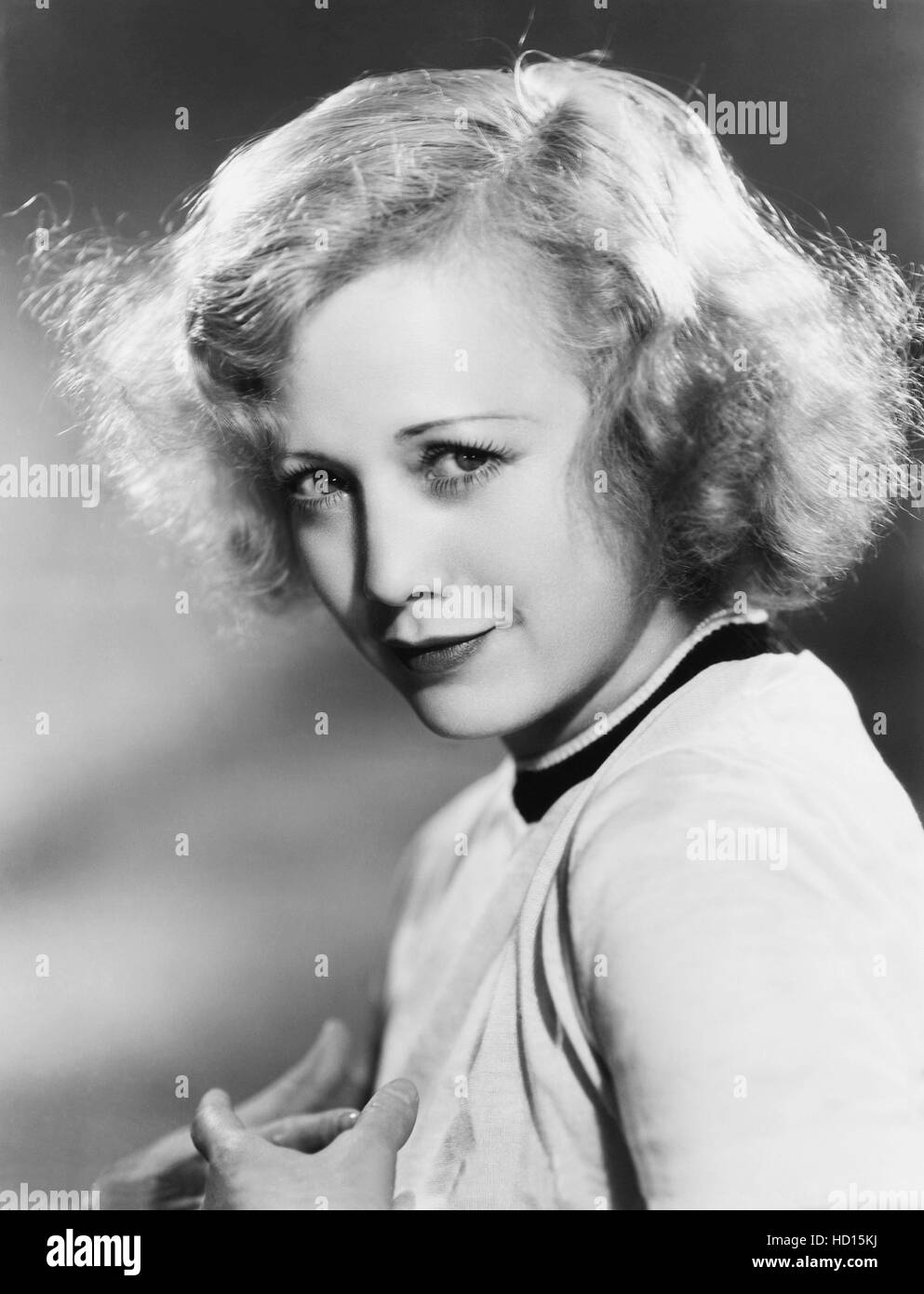 Stage and screen actress Francine Larrimore, 1937 Stock Photo - Alamy
