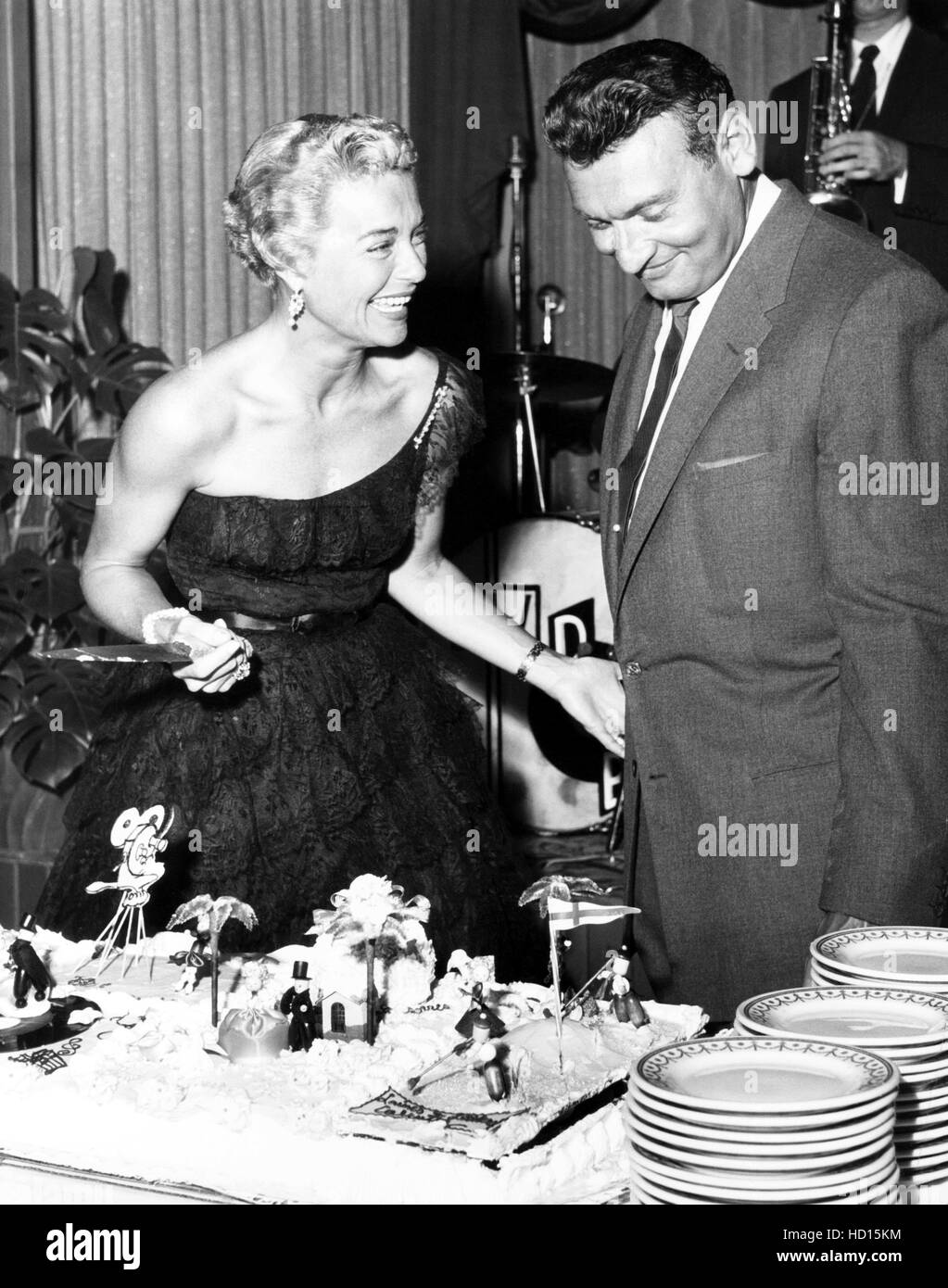 Singer Frankie Laine, right, and his first wife, actress Nan Grey, at ...