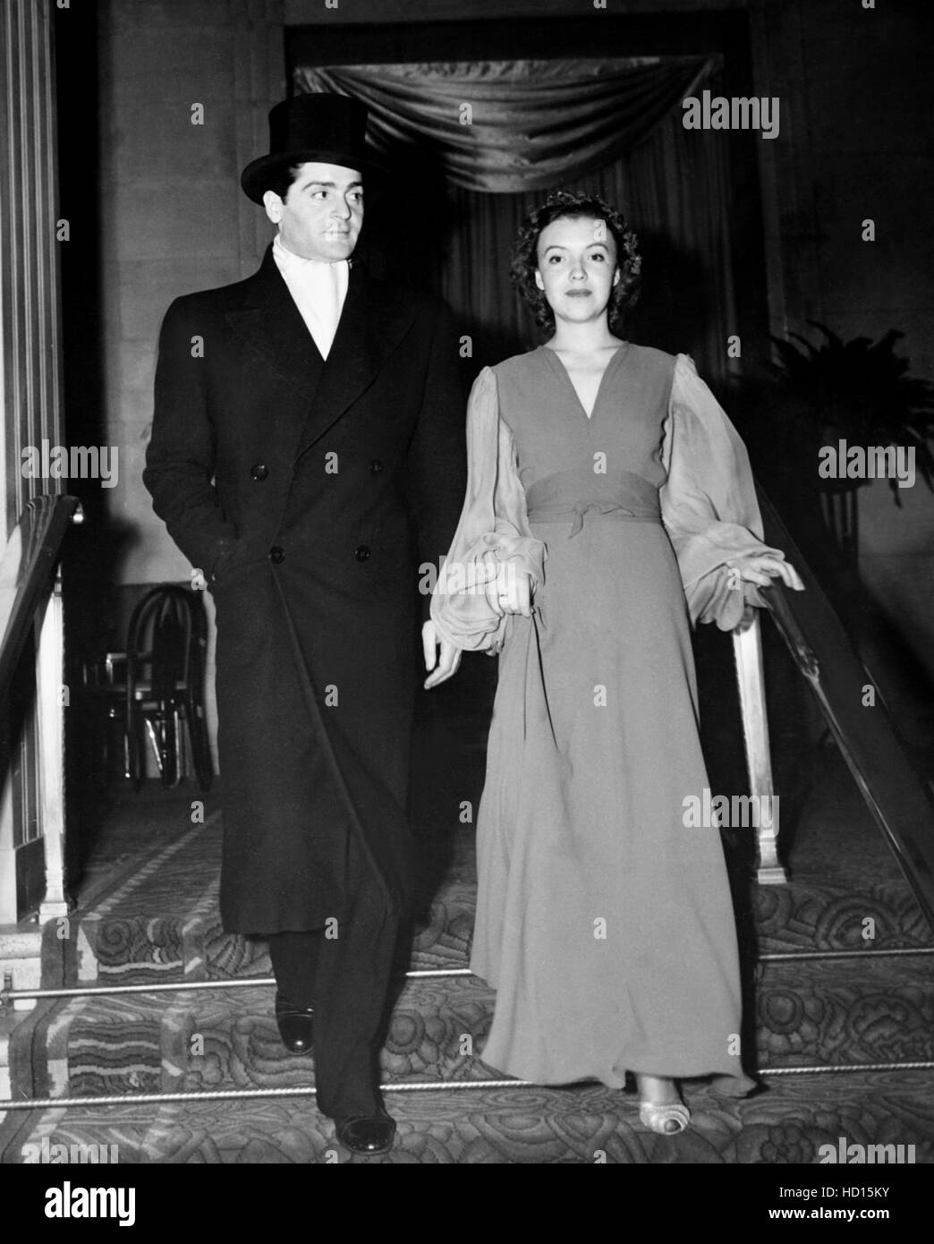 Francis Lederer, left, and his second wife, actress Margo, at the ...