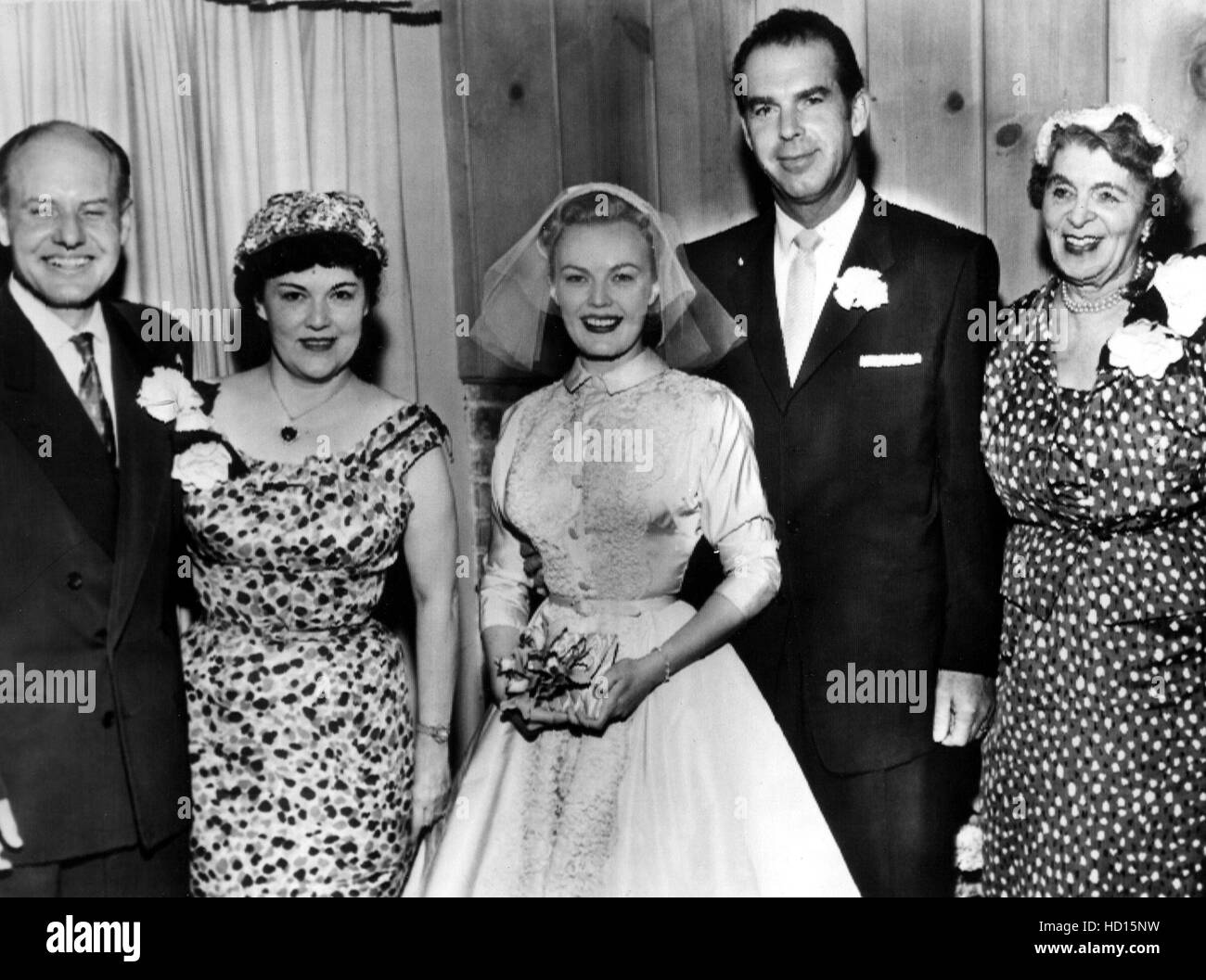 Mr.and Mrs. Andrew Ottestad, their daughter June Haver, Fred MacMurray ...