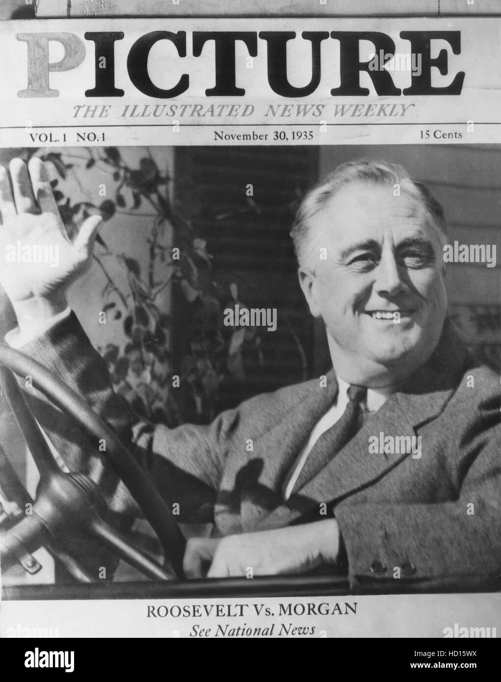 President Franklin D. Roosevelt on the cover of Picture magazine, 1935 ...