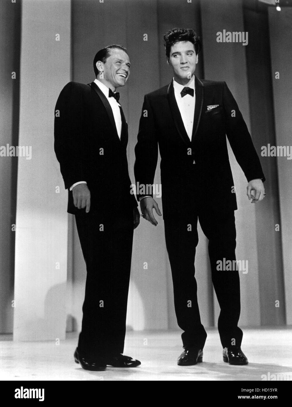 FRANK SINATRA TIMEX SHOW, Frank Sinatra, Elvis Presley, 1960 Stock ...