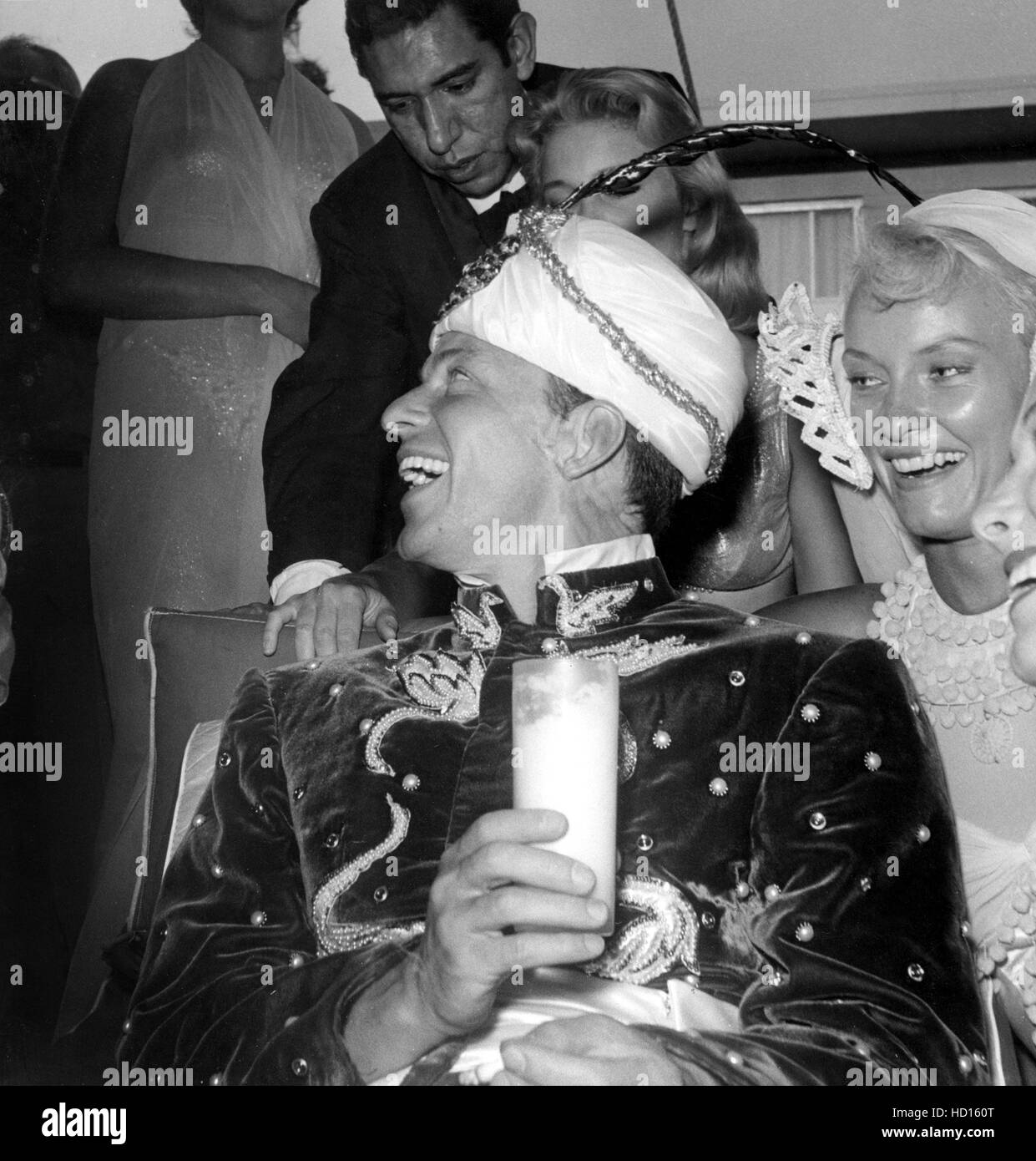 FRANK SINATRA, Frank at costume party at Dunes Hotels, Las Vegas, dated ...