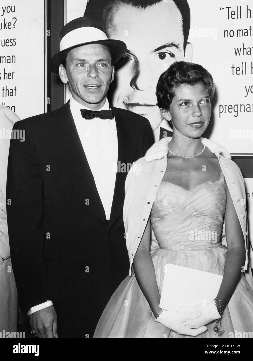 Frank Sinatra, left, with his daughter Nancy Sinatra, ca. mid-1950s ...