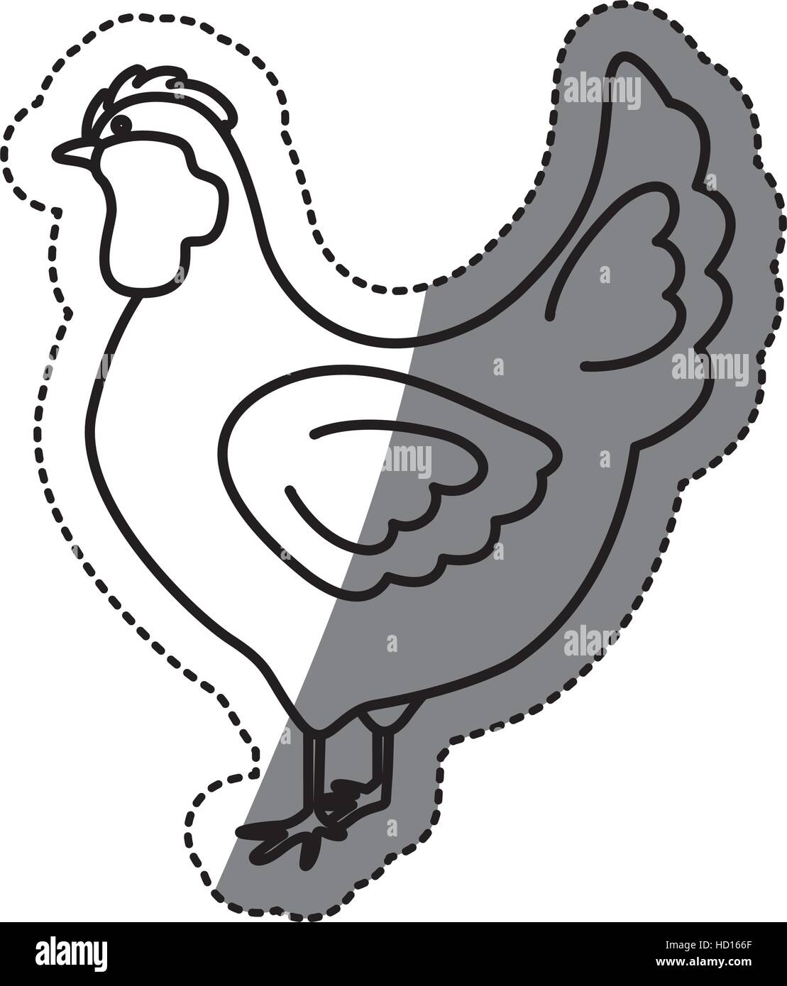 Isolated chicken design Stock Vector Image & Art - Alamy