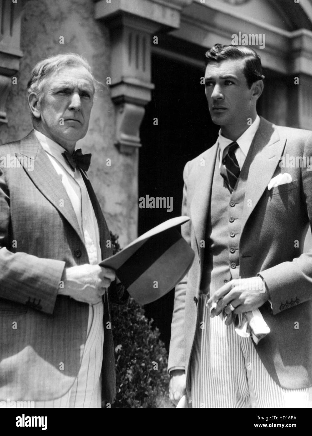 The former Judge CHARLES COOPER of Montana visits son GARY COOPER on ...