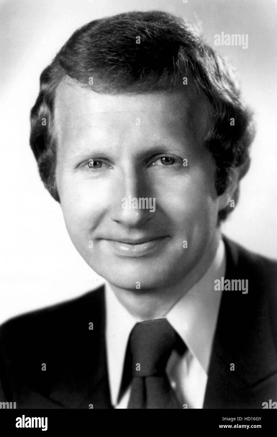 Gary Shepard, CBS News anchor, portrait, ca. 1970s Stock Photo - Alamy