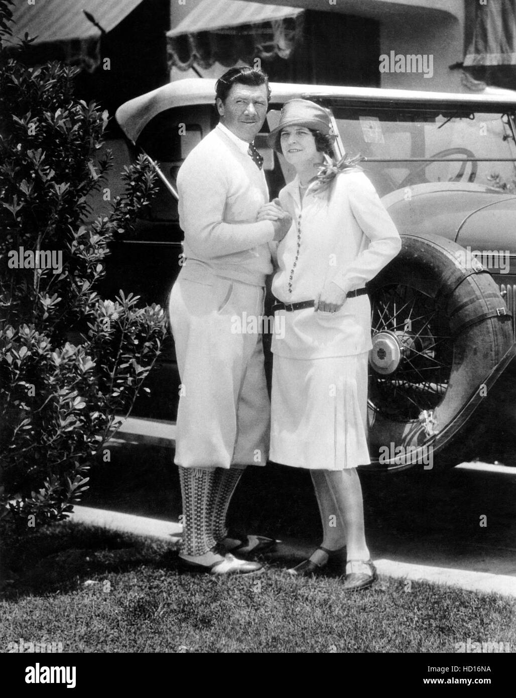 From left: George Bancroft with wife Octavia Broske at home, ca. early ...