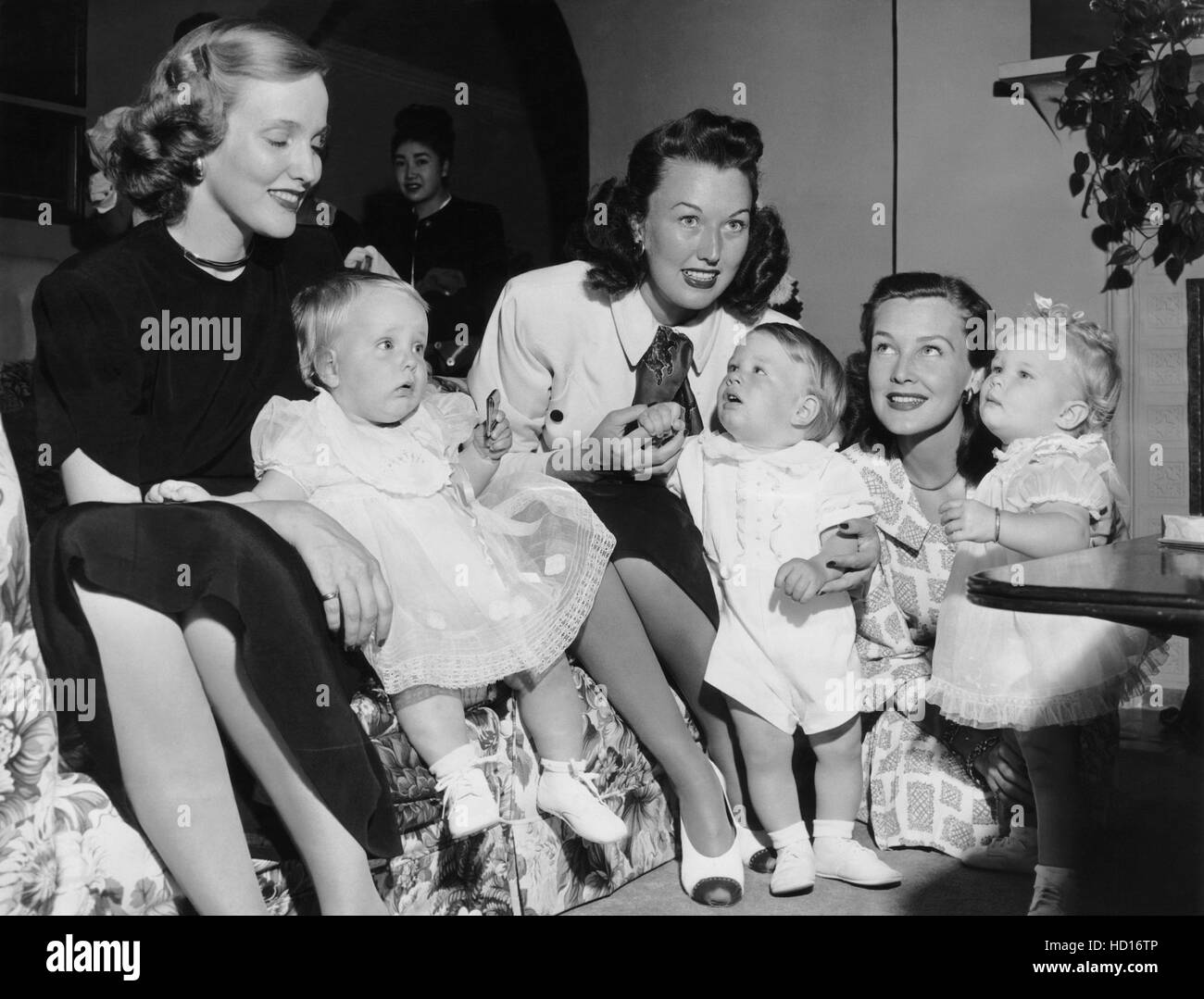 From left, Georgia Carroll, Ginny Simms, Frances Bergen, with their ...