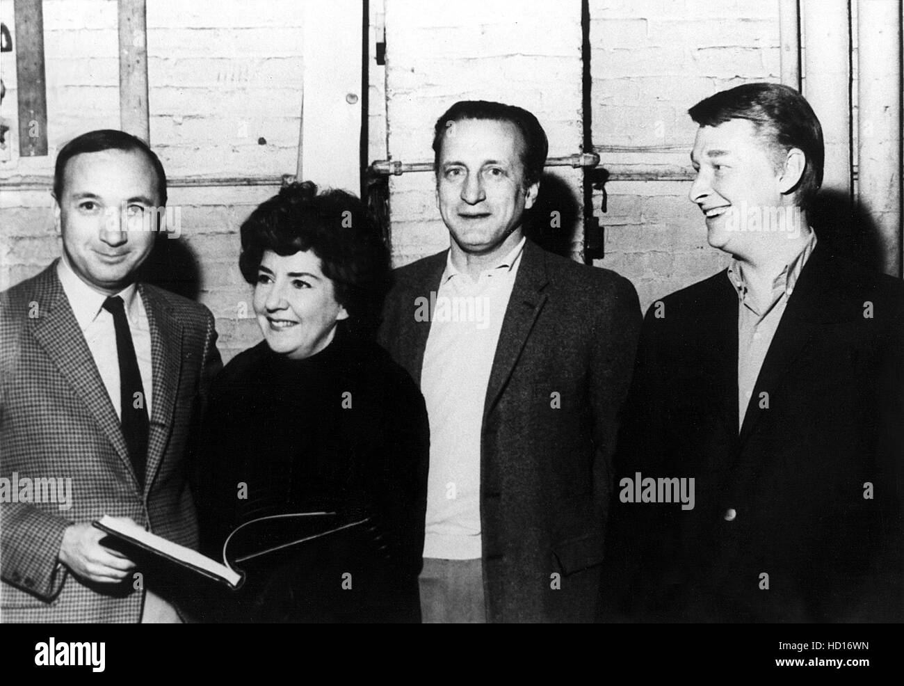 Author NEIL SIMON, actress MAUREEN STAPLETON, actor GEORGE C. SCOTT and ...