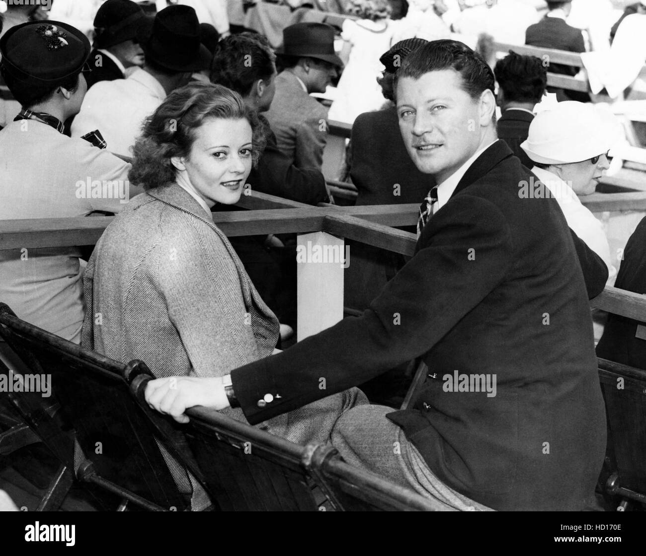 Heather Angel, left, and her second husband, actor Ralph Forbes, at a ...