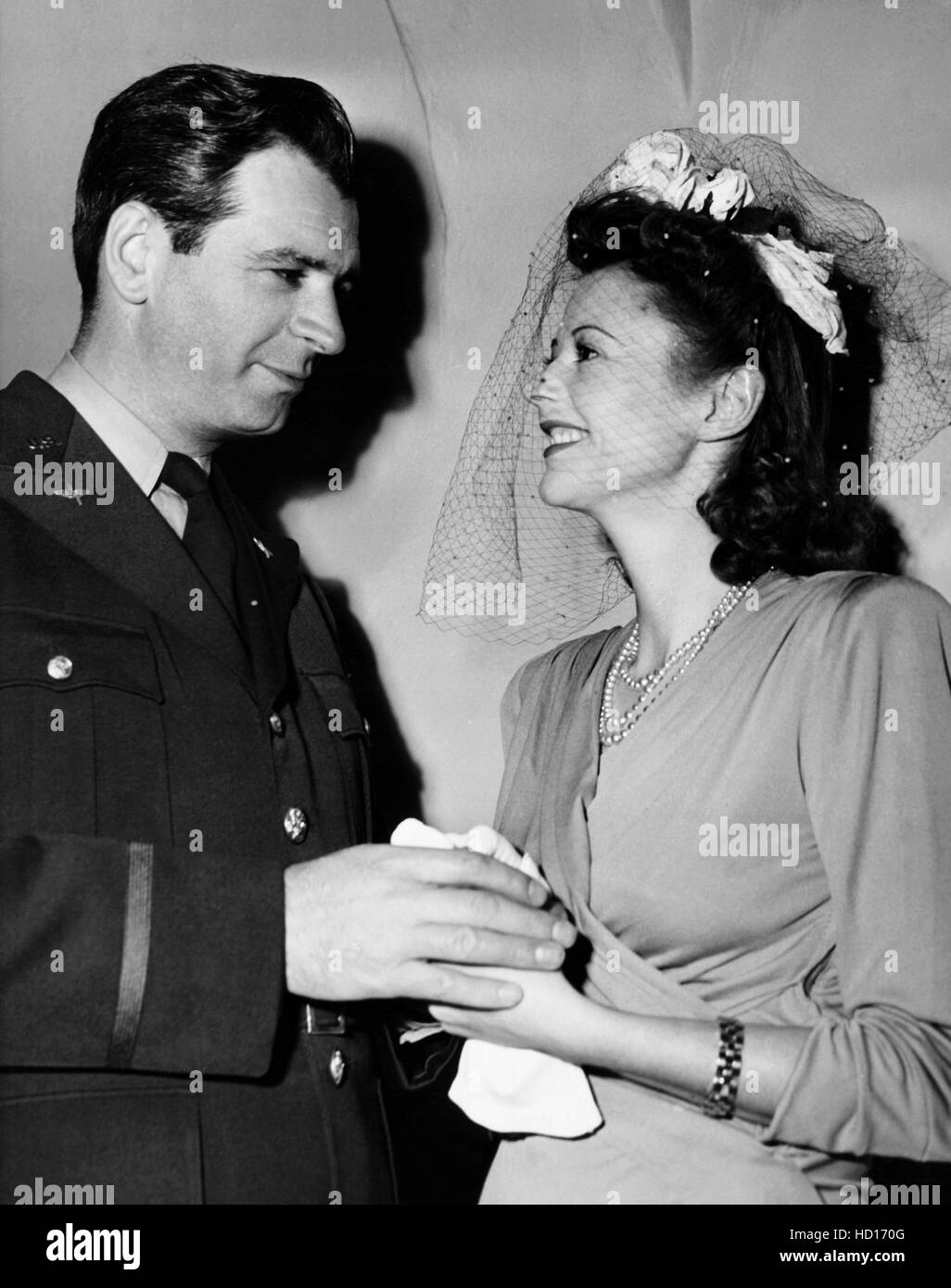 Wedding of Heather Angel, right, and her third husband, director Robert ...