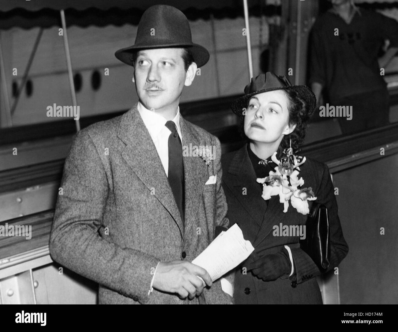 From left, Melvyn Douglas, and his wife, Helen Gahagan Douglas, sailing ...