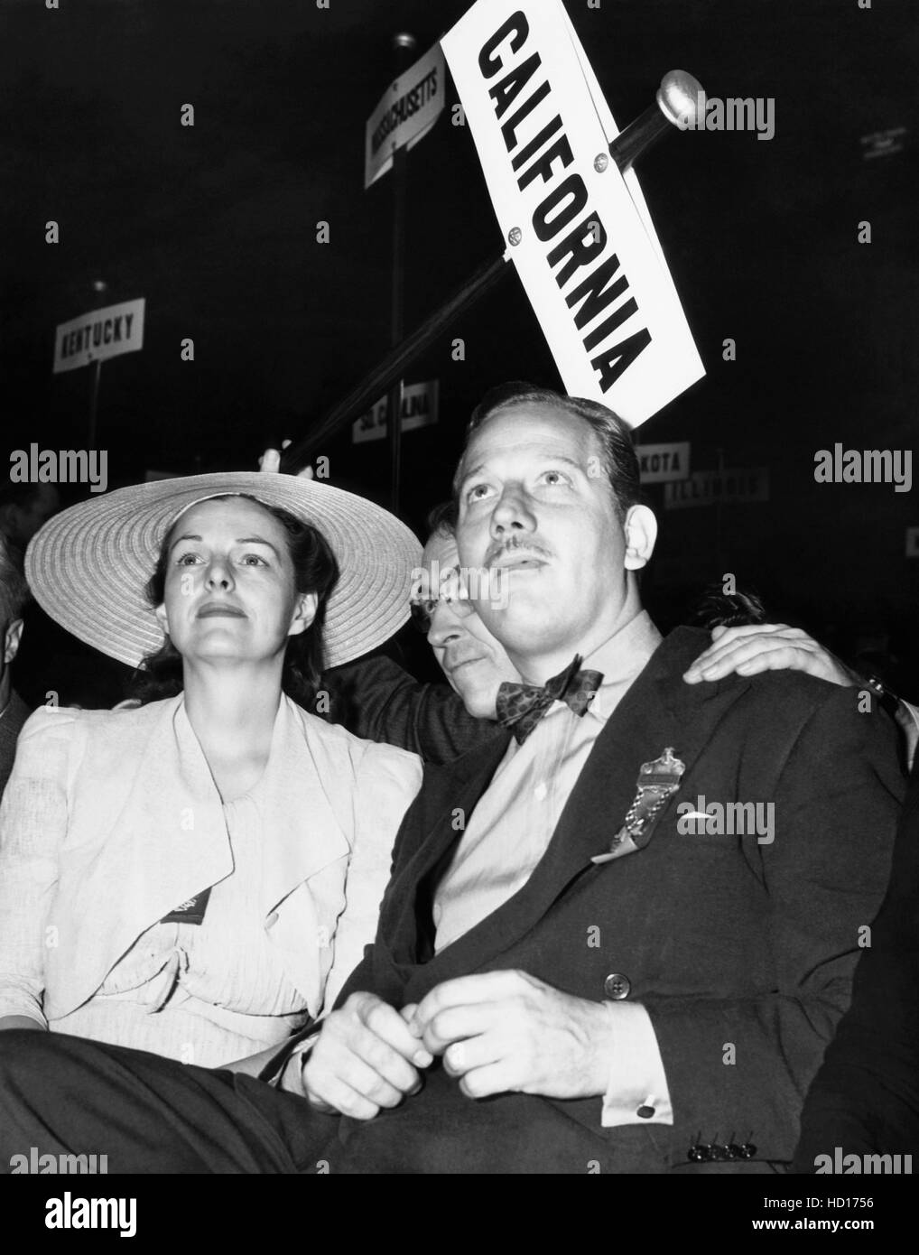 Melvyn Douglas, right, and his wife, Helen Gahagan Douglas, with ...