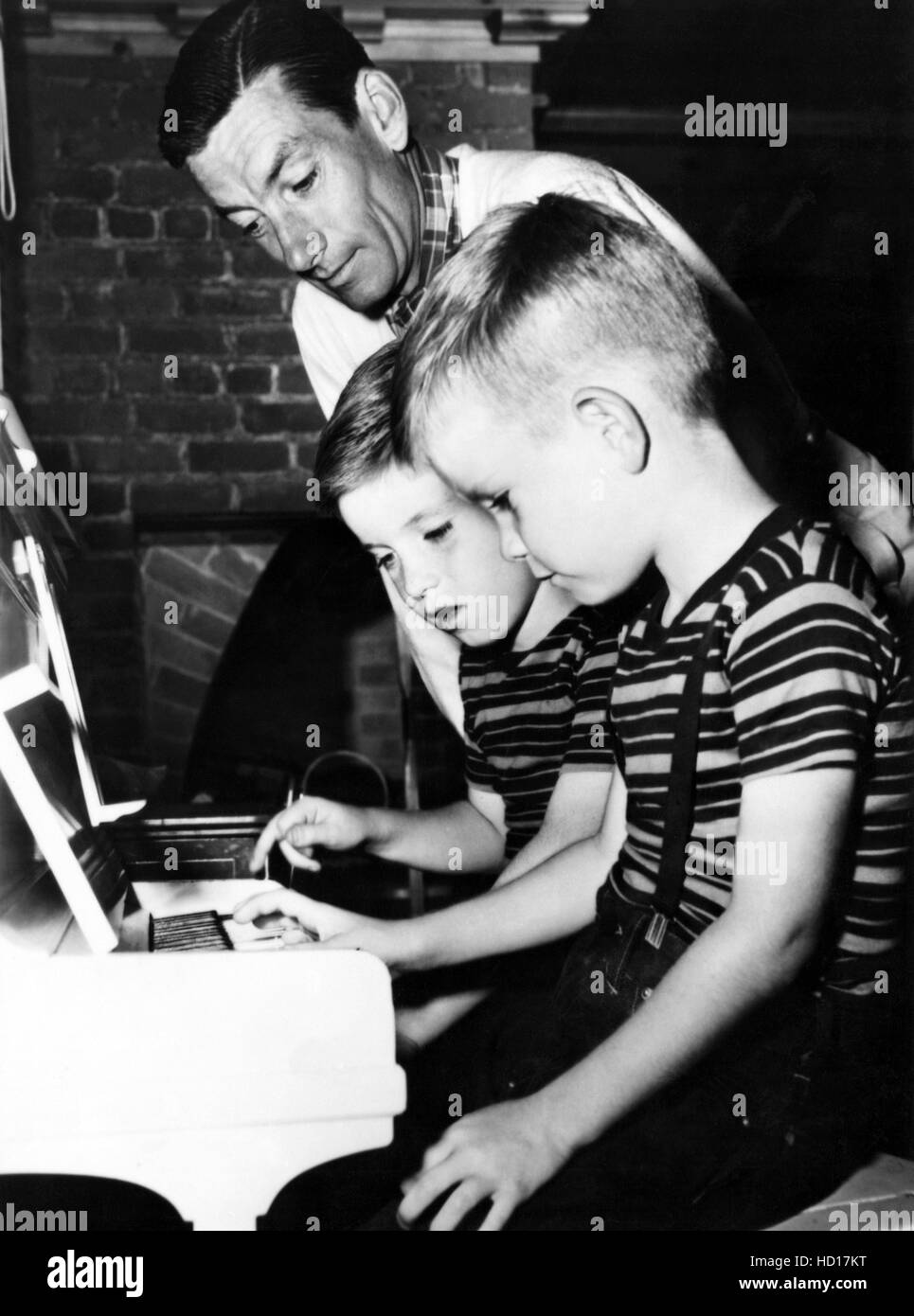 Hoagy Carmichael (top), with his sons Hoagy Bix (center) and Randy Bob ...
