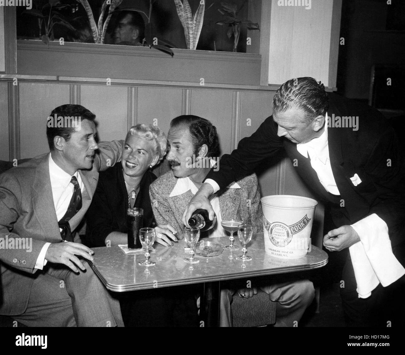 From left: Howard Duff, Betty Jane 'Beetsie' Wynn, Keenan Wynn, Larry ...