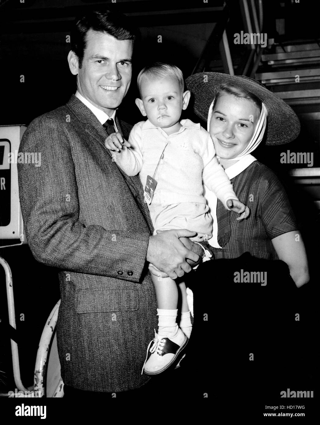 Hope Lange with son, Christopher Paton and husband Don Murray, 1960 ...