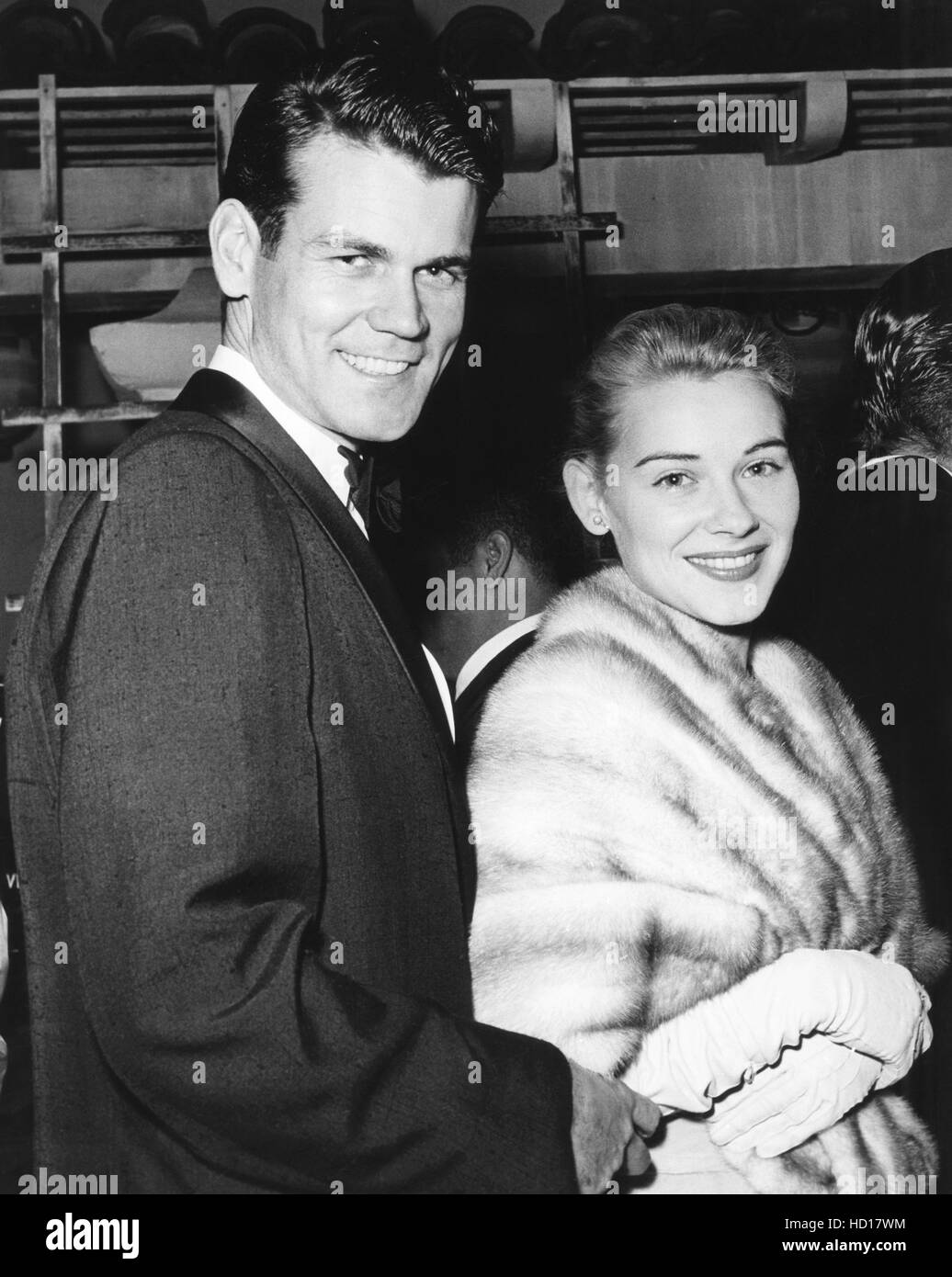 From left: Don Murray, Hope Lange in the late 1950s Stock Photo - Alamy