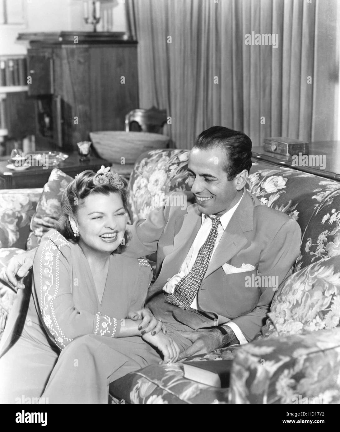 From left: Mayo Methot, Humphrey Bogart at home, 1941 Stock Photo - Alamy