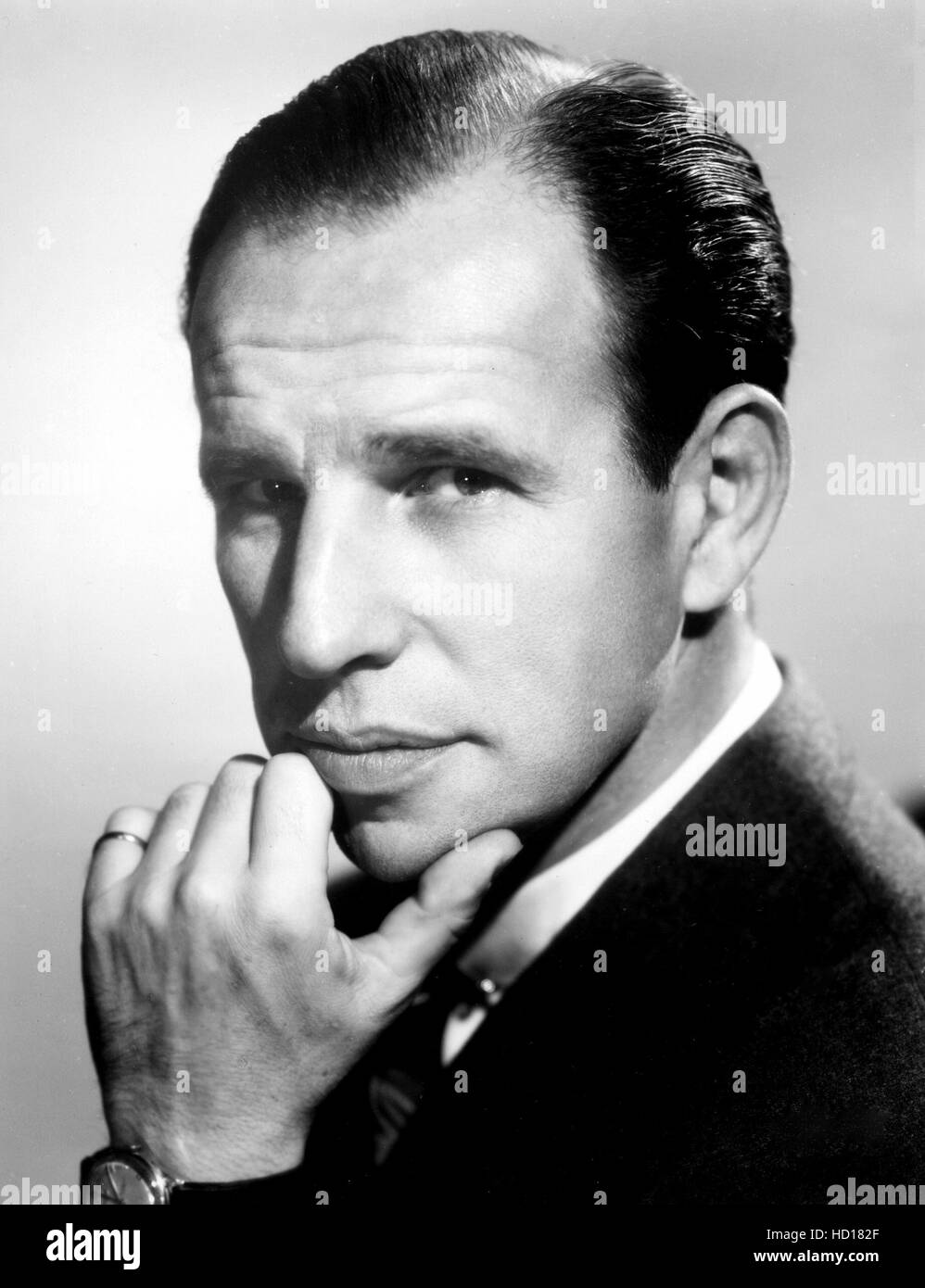 Hume Cronyn, early 1950s Stock Photo - Alamy