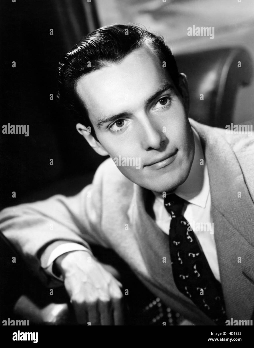 Hurd Hatfield, MGM portrait, ca. 1940s Stock Photo - Alamy