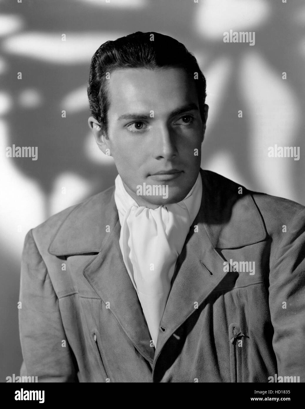 Hurd Hatfield, photo by Clarence Sinclair Bull, ca. 1944 Stock Photo ...