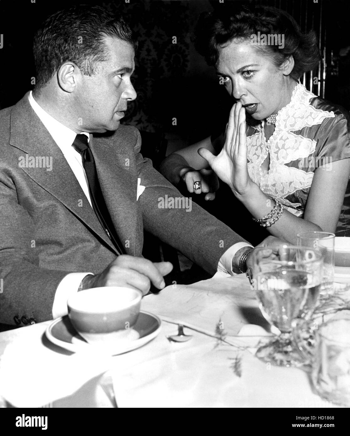 IDA LUPINO, with director Robert Rossen Stock Photo - Alamy